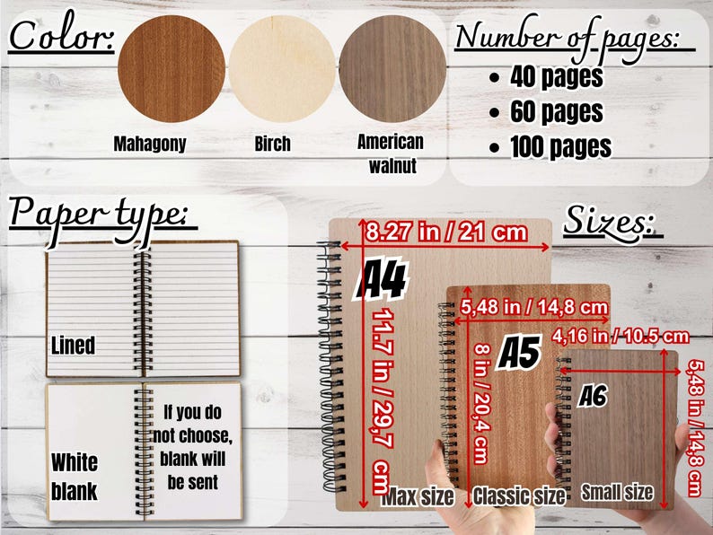 Custom Logo Wood Notebook Custom Business Gifts Corporate Gifts for ...