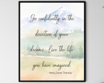 Henry David Thoreau - Etsy