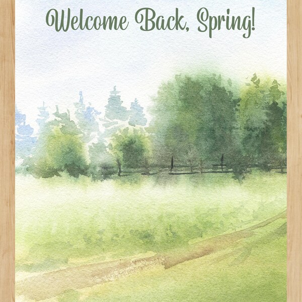 Spring Word Art - Etsy