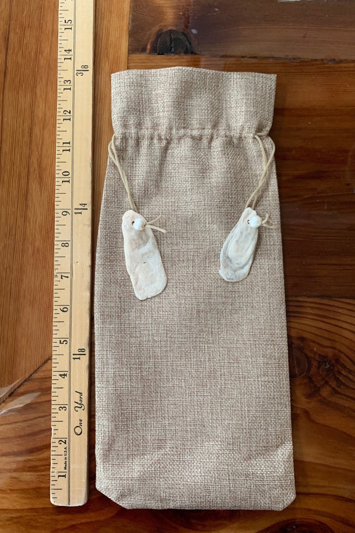 Oyster Shell Wine Bag, Oyster Shells, Wedding Gift Bags, Shell Bag ...