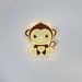 Cute Monkey Light Sign Neon Like Monkey Night Light Edge - Etsy