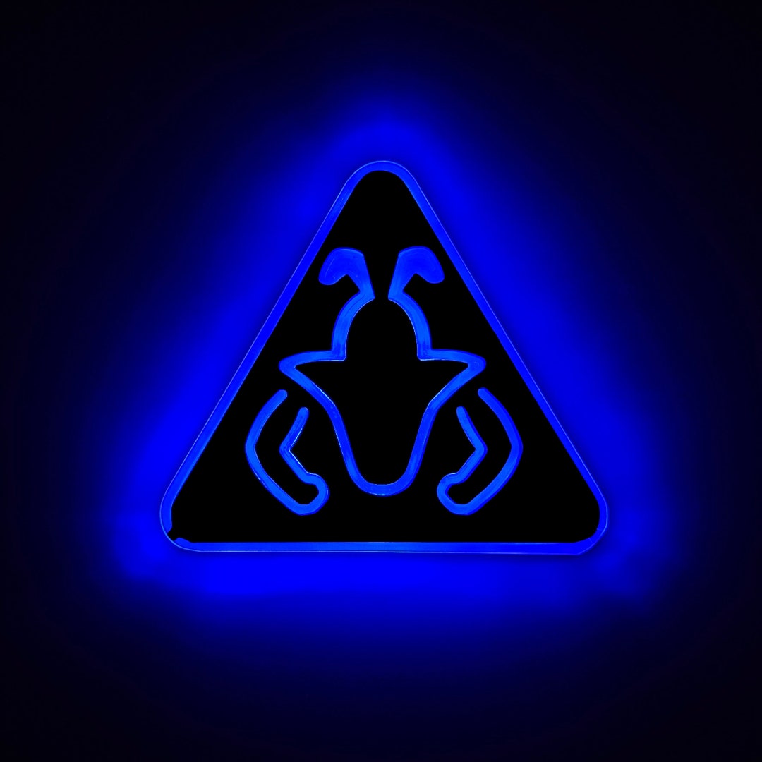 FNAF Bonnie Security Breach Warning Sign , Neon Like , Bonnie Light ...