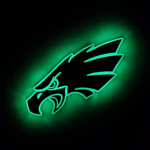 Eagle Head Light Sign, Eagle Neon Like, Eagle Night Light, Edge Lit LED ...