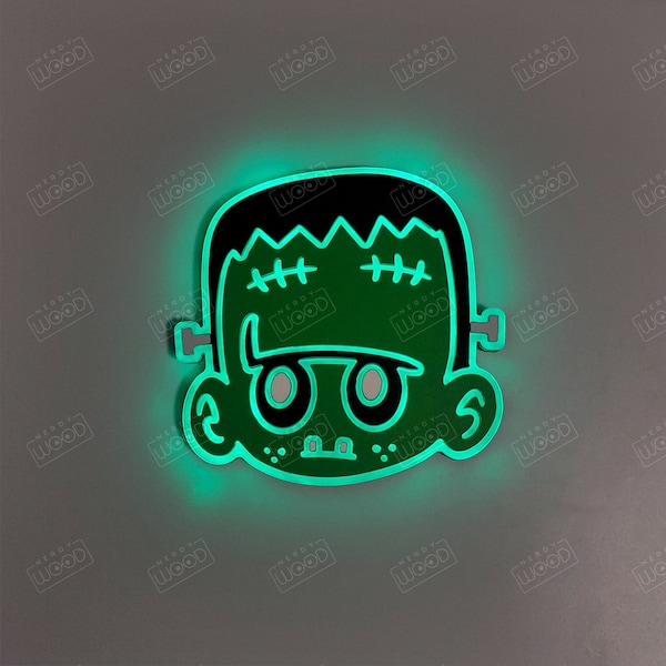 Halloween Lighted Sign - Etsy