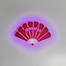 Oriental Fan Wall Sign Neon Like Fan Night Light Edge Lit - Etsy