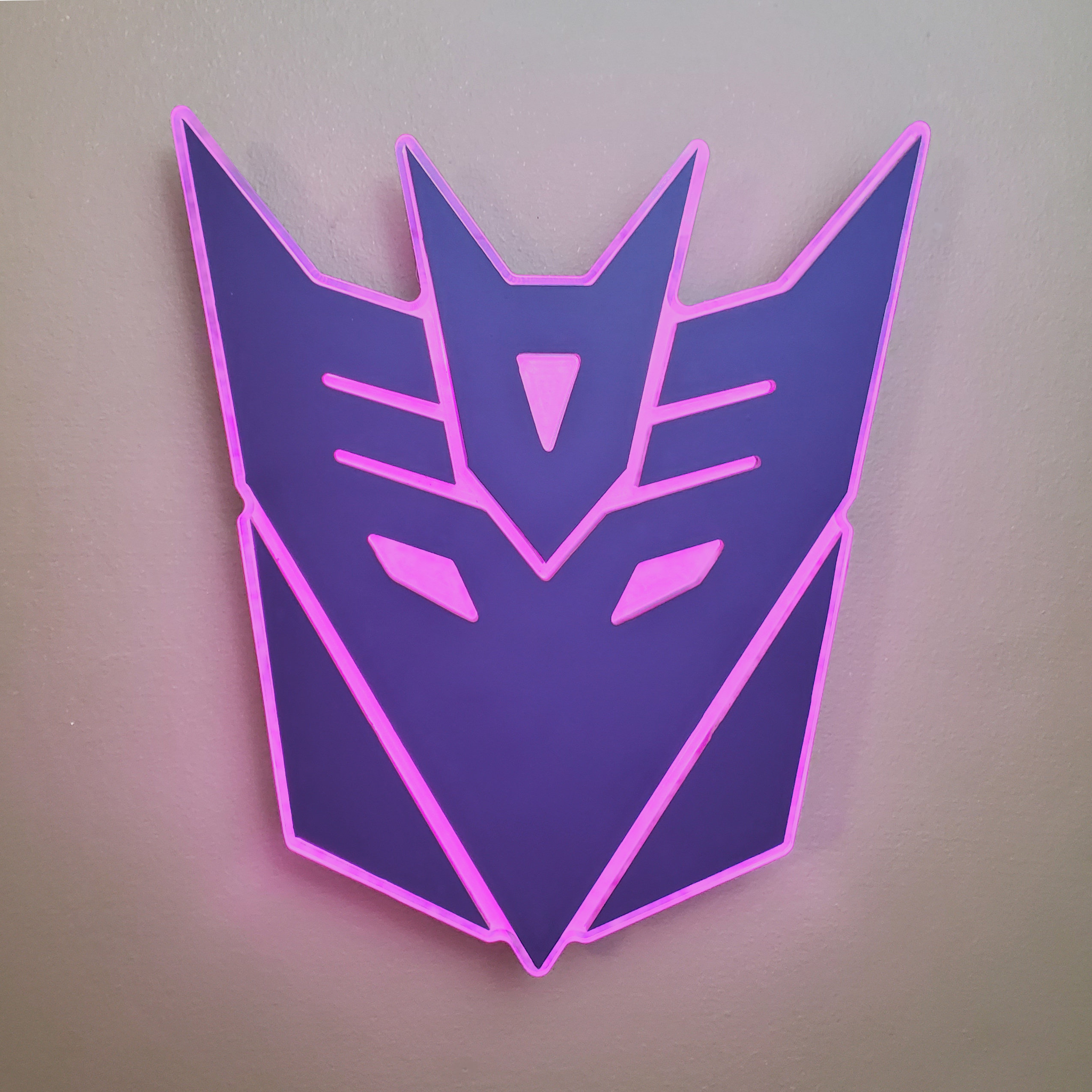 Decepticons Sign Neon Like LED Wall Decor Night Light - Etsy Canada