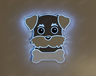 Beagle LED Wall Sign: Edge Lit Dog Night Light - Etsy