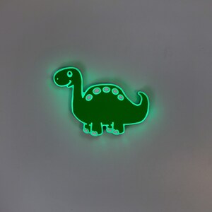 Brontosaurus Light up Wall Sign, Neon Like, Brontosaurus Night Light ...