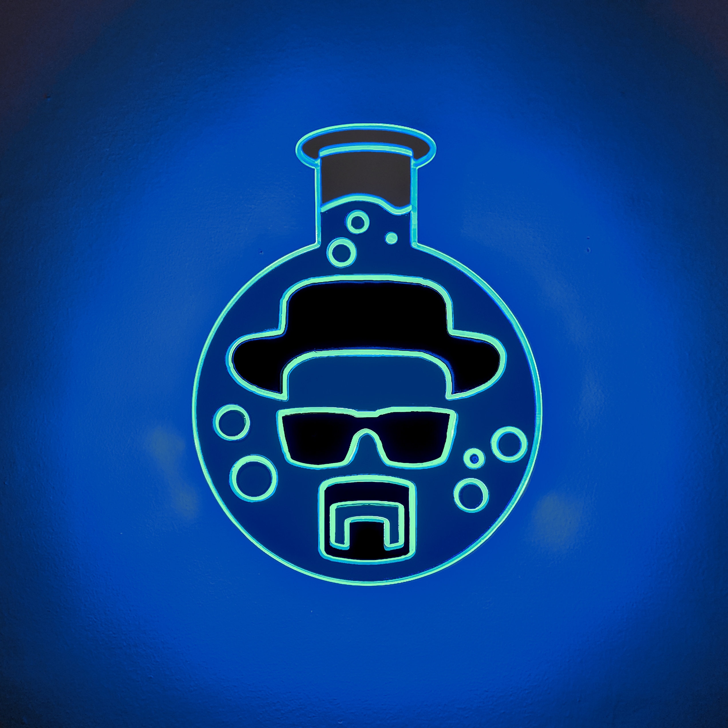 Breaking Bad Heisenberg Sign Neon Like LED Light Wall | Etsy