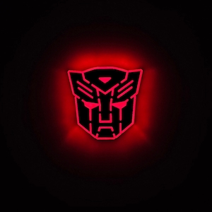 Autobot LED Sign: Transformers Fan Art, Edge Lit Decor - Etsy
