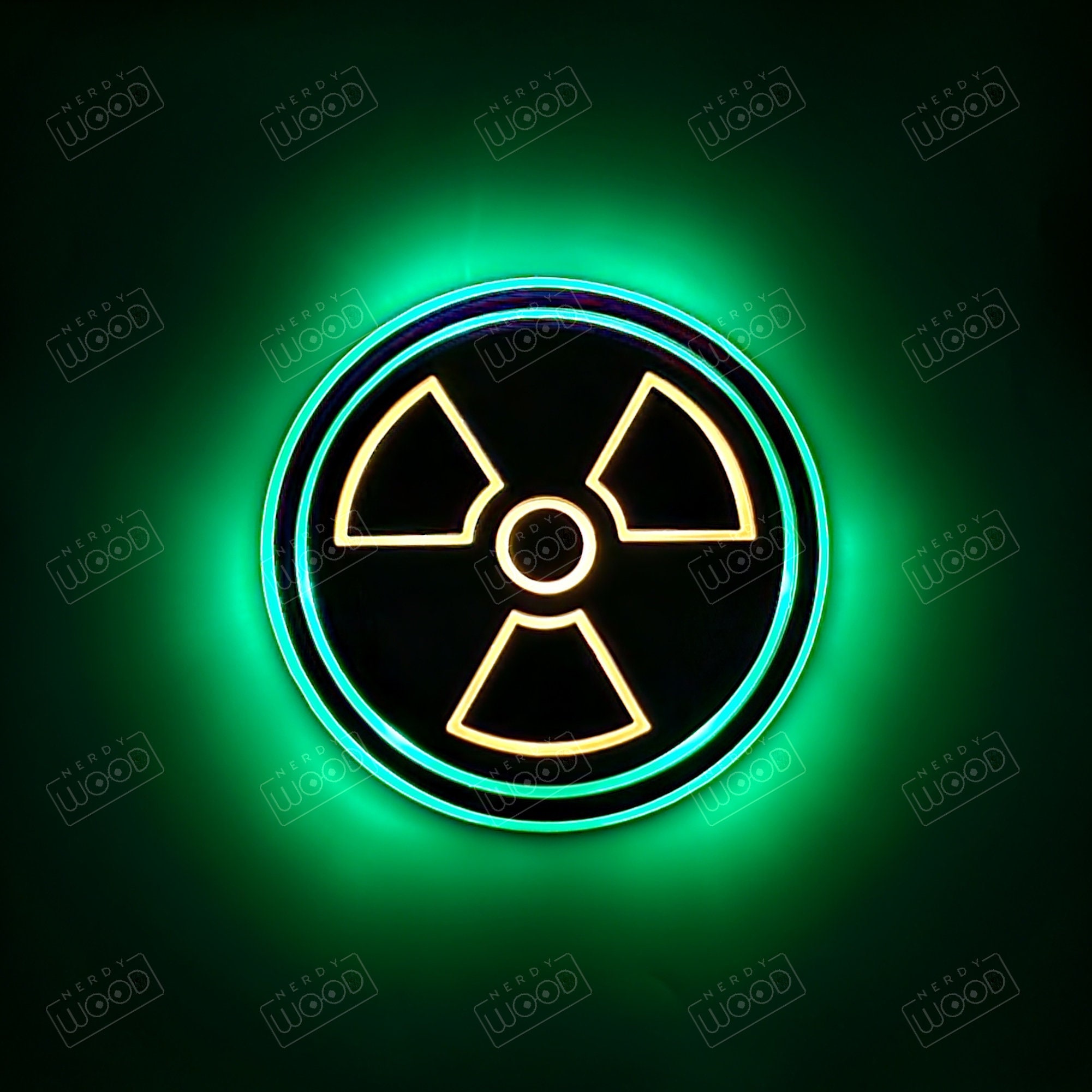 Radioactive Sign Green
