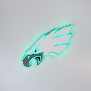 Eagle Head Light Sign, Eagle Neon Like, Eagle Night Light, Edge Lit LED ...