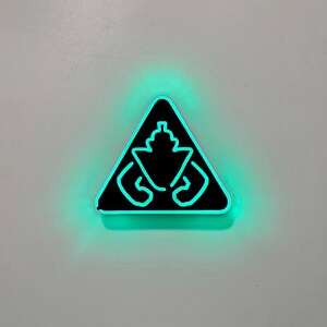 FNAF Monty Gator LED Sign, Security Breach Fan Art, Edge Lit Night ...
