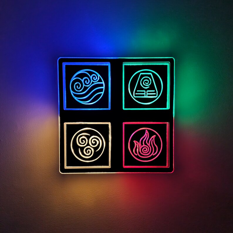 Avatar the Last Airbender Sign Neon Like LED Light Wall | Etsy