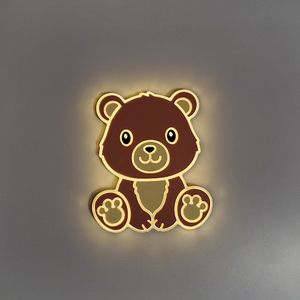 Led Teddy Bear - Etsy