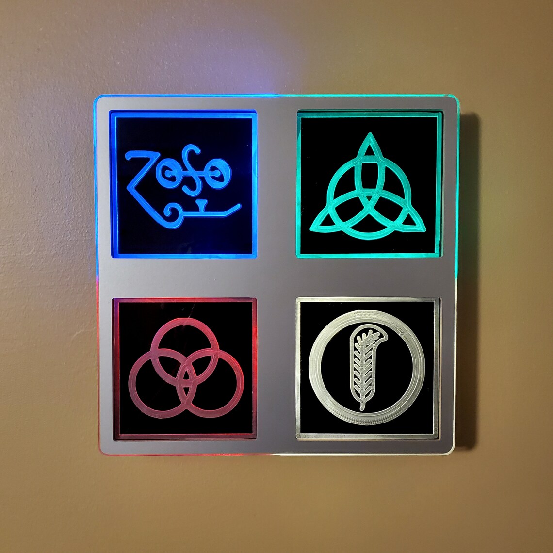 Led Zeppelin cuatro Signo Neón como LED Luz Decoración | Etsy
