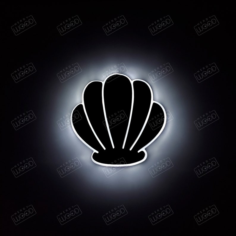 Shell Light up Sign Neon Like LED Shell Decor Shell - Etsy