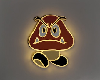 Mario Goomba Light - Etsy