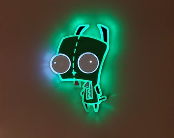 Invader Zim Lamp - Etsy