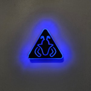 FNAF Bonnie Security Breach Warning Sign , Neon Like , Bonnie Light ...