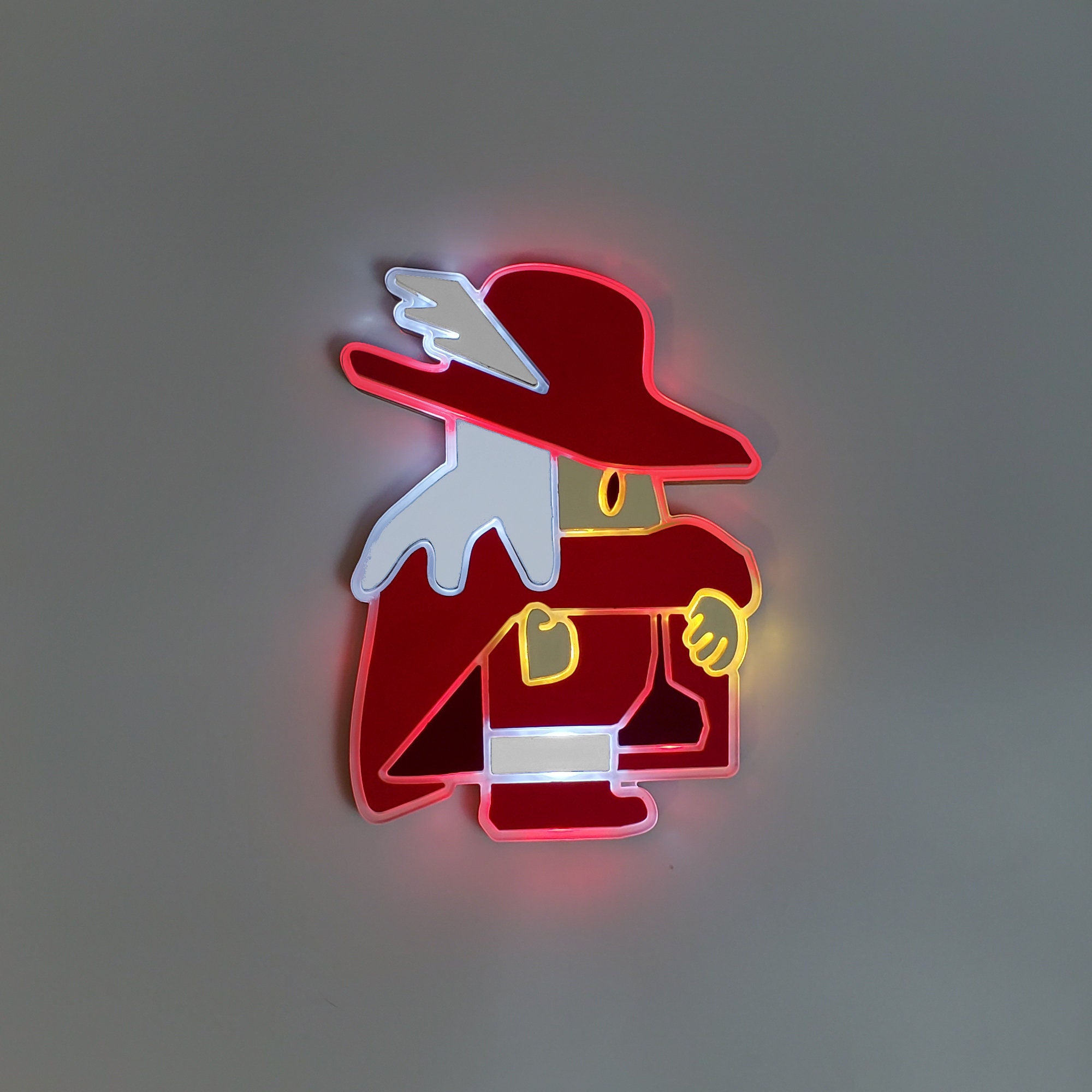 Red Mage Sign Neon Like LED Light Wall Decor Night - Etsy