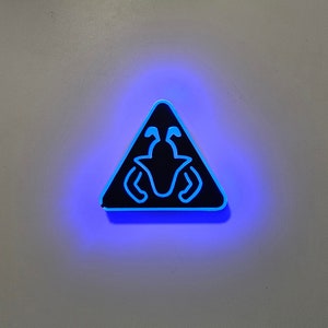FNAF Bonnie Security Breach Warning Sign , Neon Like , Bonnie Light ...