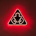 FNAF Security Breach Warning Sign , Neon Like , LED , Light , Wall ...