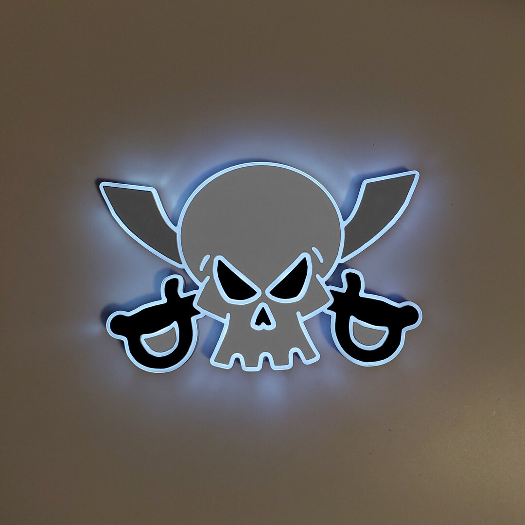 Skull and Cutlass Sign , Neon Like , Skull and Cutlass Light , Cutlass ...