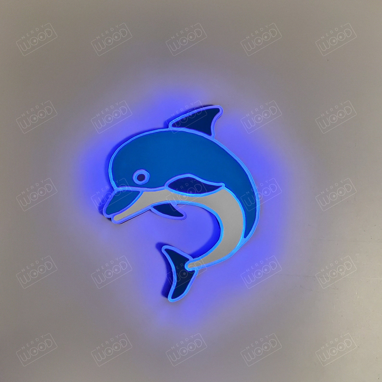 Dolphin Light up Sign Neon Like LED Dolphin Decor Night - Etsy