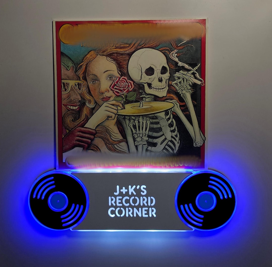 LED Album Light up Sign: Edge Lit Record Holder, Music Decor - Etsy