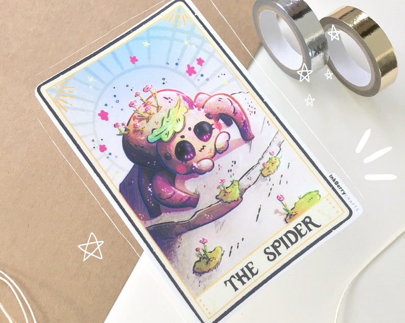 Spider Stickers Bug Stickers Insect Stickers Cute Stickers | Etsy