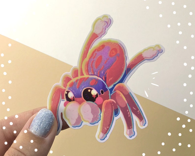 I Love Spiders Spider Sticker Insect Sticker Vinyl - Etsy