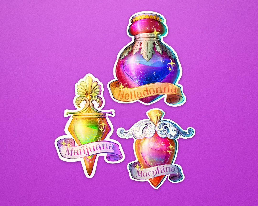 Potion Sticker Pack Sticker Set Vinyl Stickers Laptop Stickers