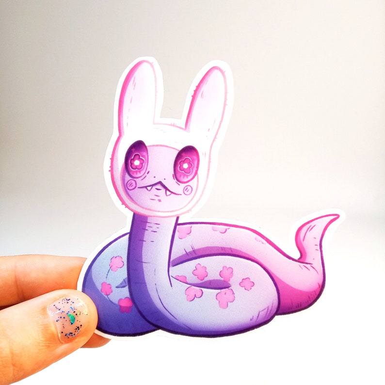 Snake Sticker Snake Vinyl Sticker Snake Art Laptop | Etsy