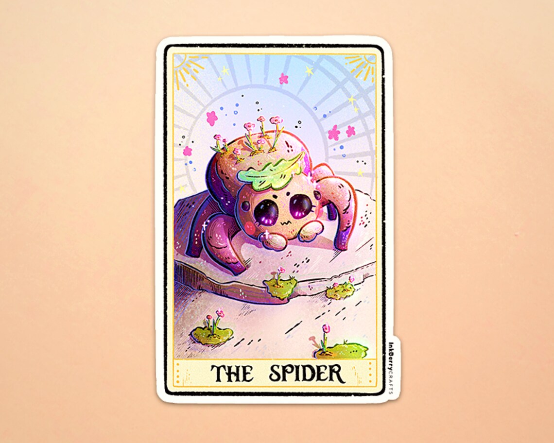 Spider Stickers Bug Stickers Insect Stickers Cute Stickers | Etsy