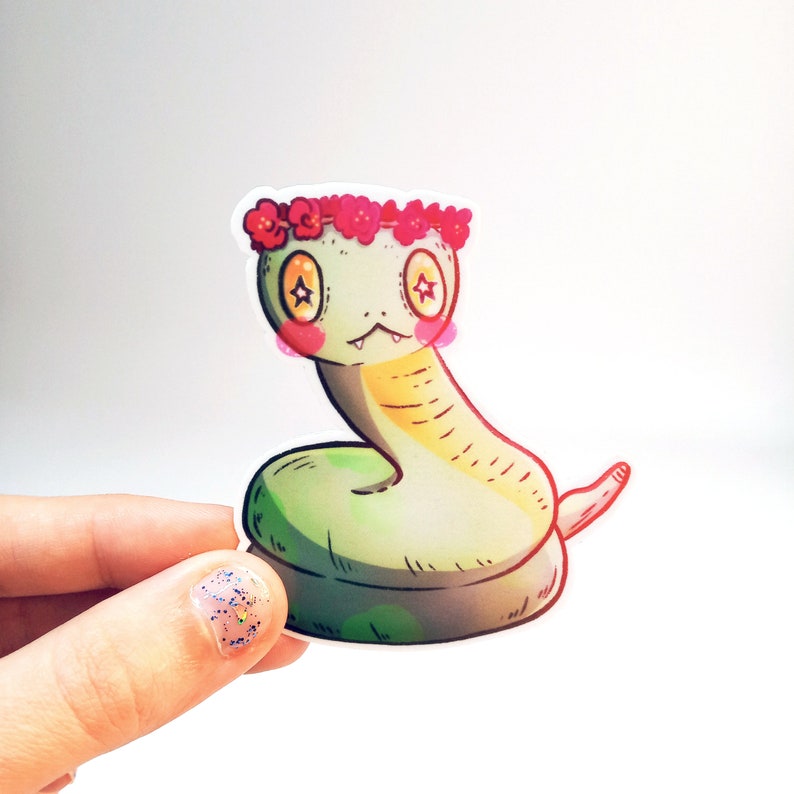 Snake Sticker Snake Vinyl Sticker Snake Art Laptop | Etsy