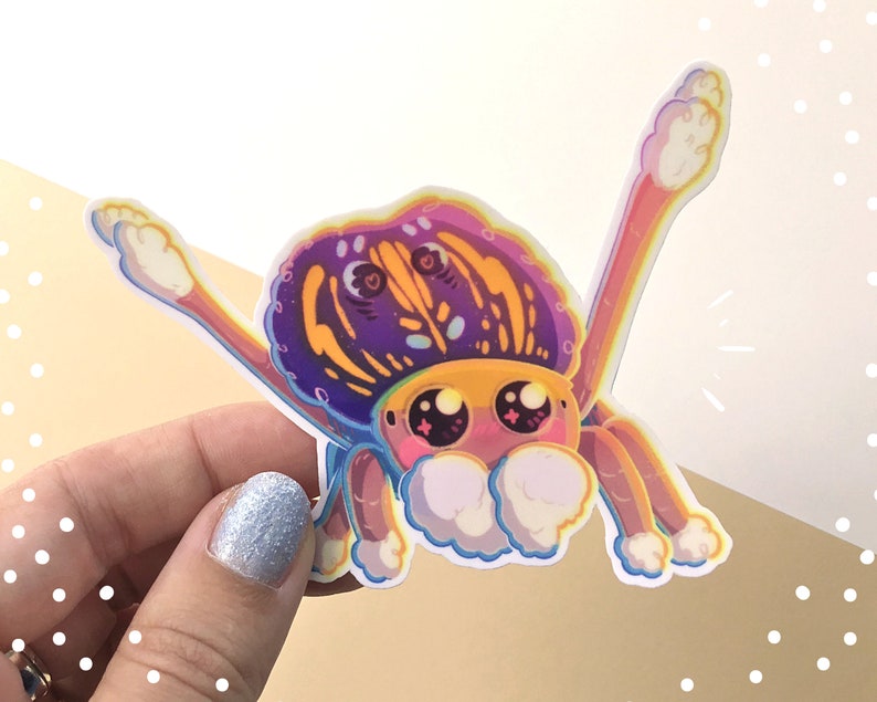 I Love Spiders Spider Sticker Insect Sticker Vinyl - Etsy