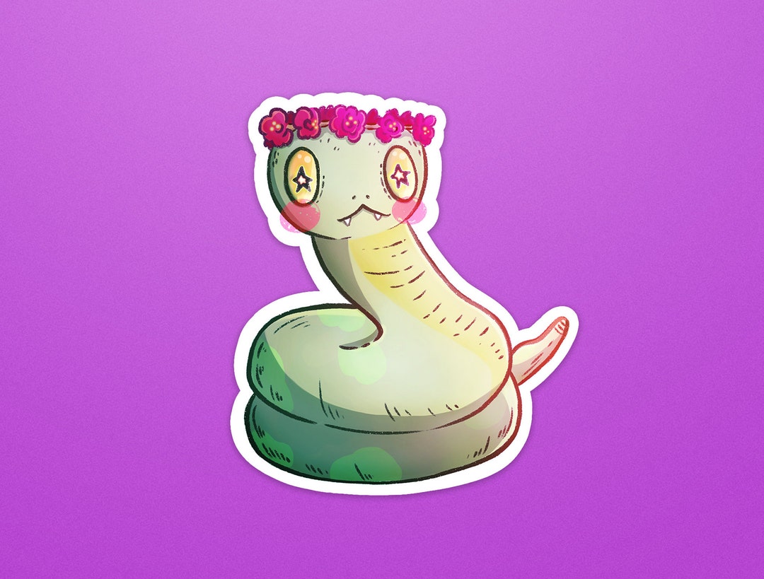 Snake Sticker Snake Vinyl Sticker Snake Art Laptop Stickers Vinyl ...