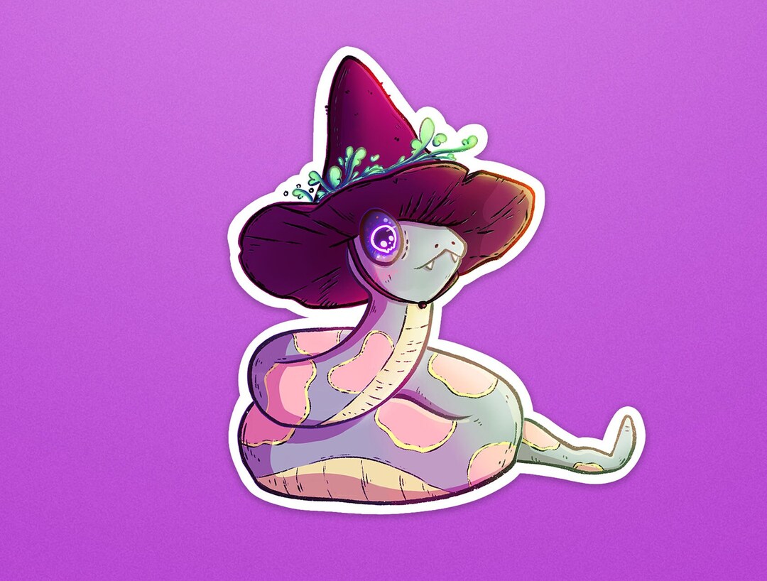 Snake Sticker Snake Vinyl Sticker Snake Art Laptop Stickers Vinyl ...