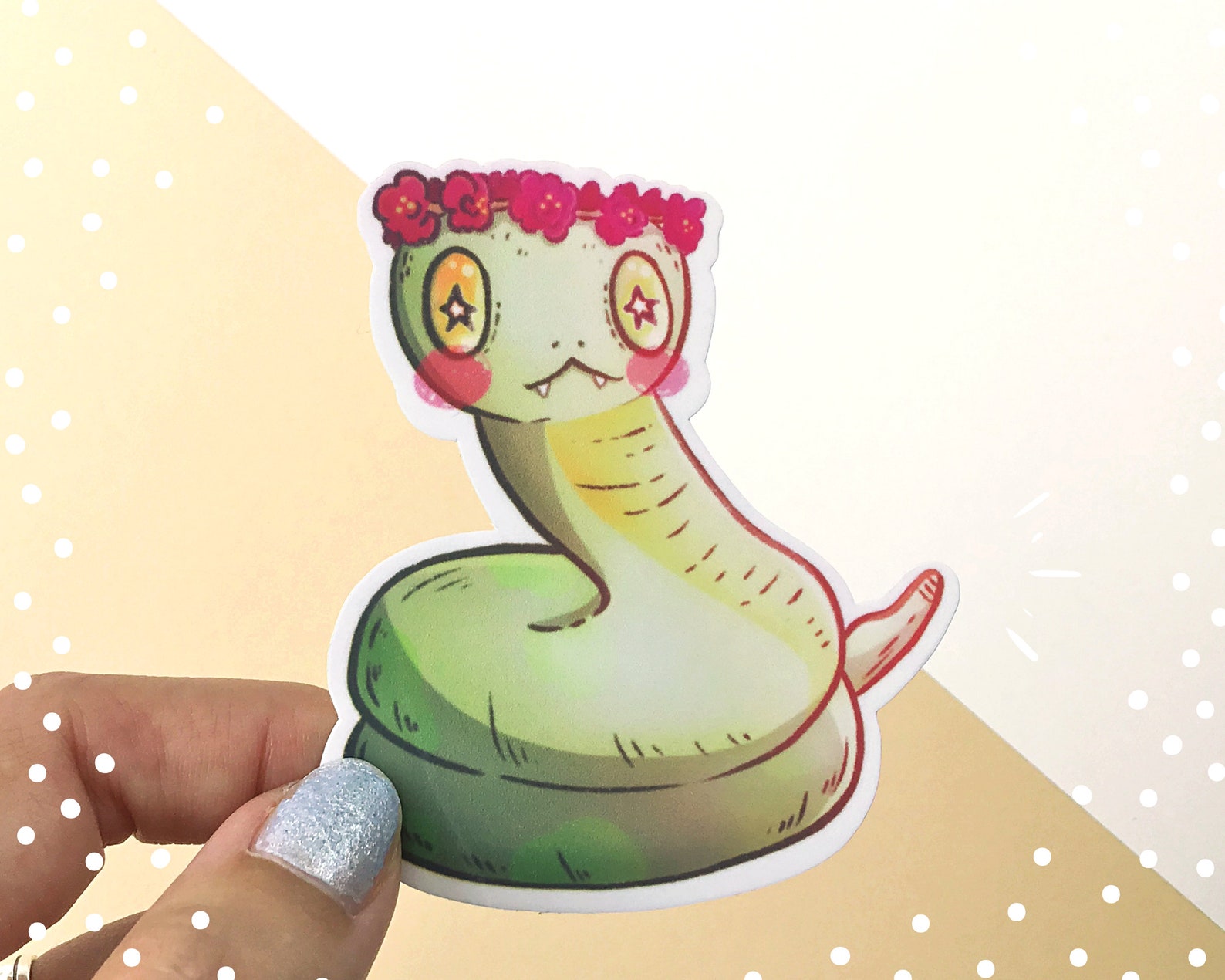 Snake Sticker Snake Vinyl Sticker Snake Art Laptop | Etsy