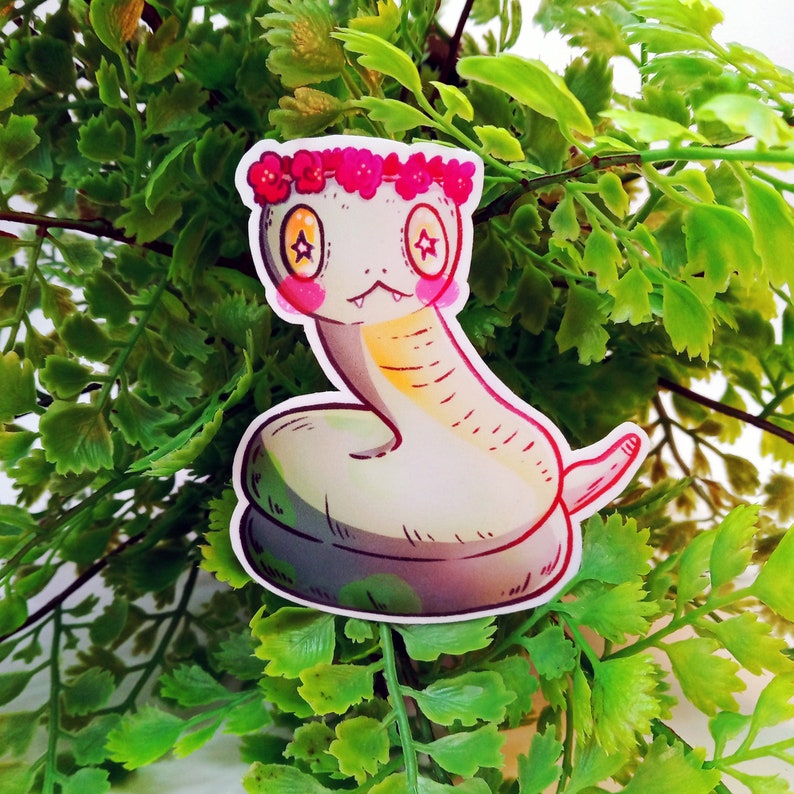 Snake Sticker Snake Vinyl Sticker Snake Art Laptop | Etsy