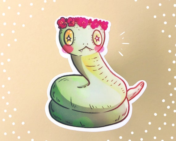 Snake Sticker Snake Vinyl Sticker Snake Art Laptop | Etsy