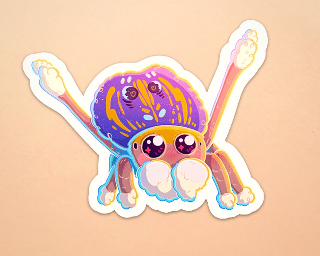 I Love Spiders Spider Sticker Insect Sticker Vinyl - Etsy