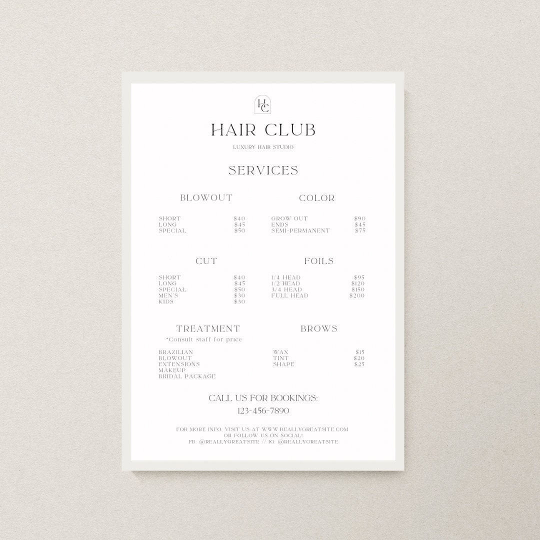 The Samantha- Modern Semi-custom Brand Suite for Stylists - Etsy