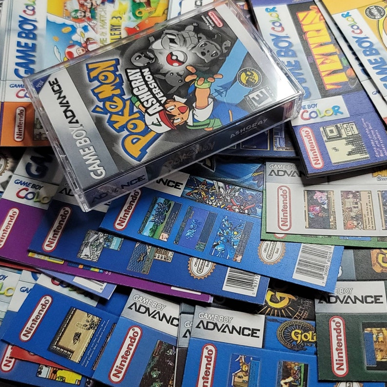 Artwork Only J-card for Cassette Case Gameboy GBA GBC GB - Etsy