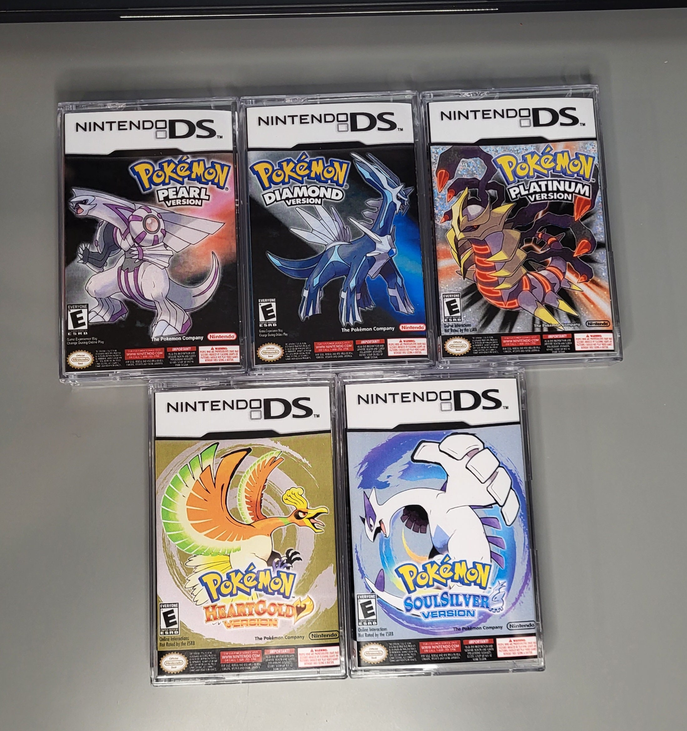 Pokémon DS Set W/ Inserts Game Cases for DS - Etsy Singapore