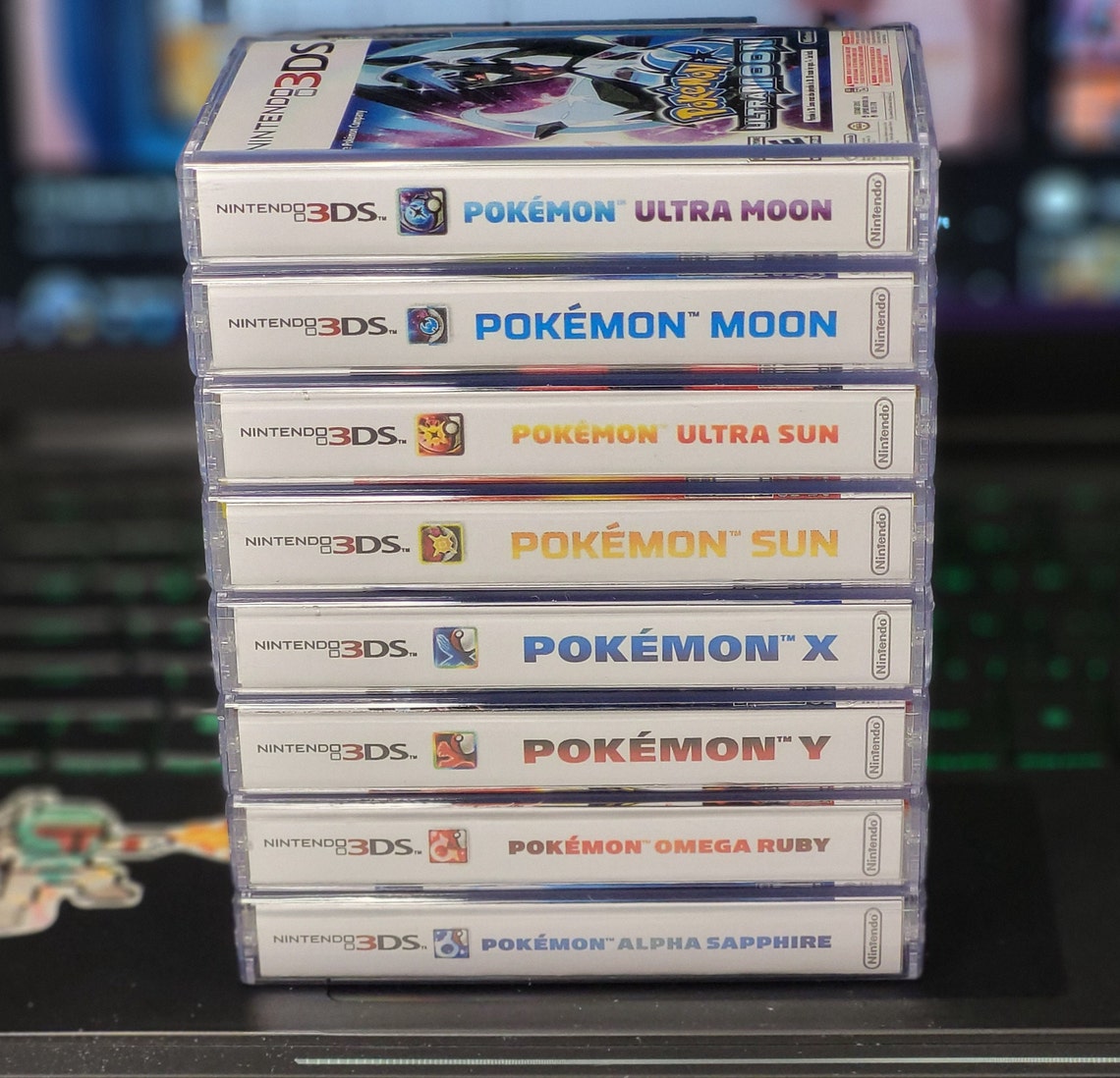 3ds Pokémon Game Case Set W Color Matched Inserts Etsy