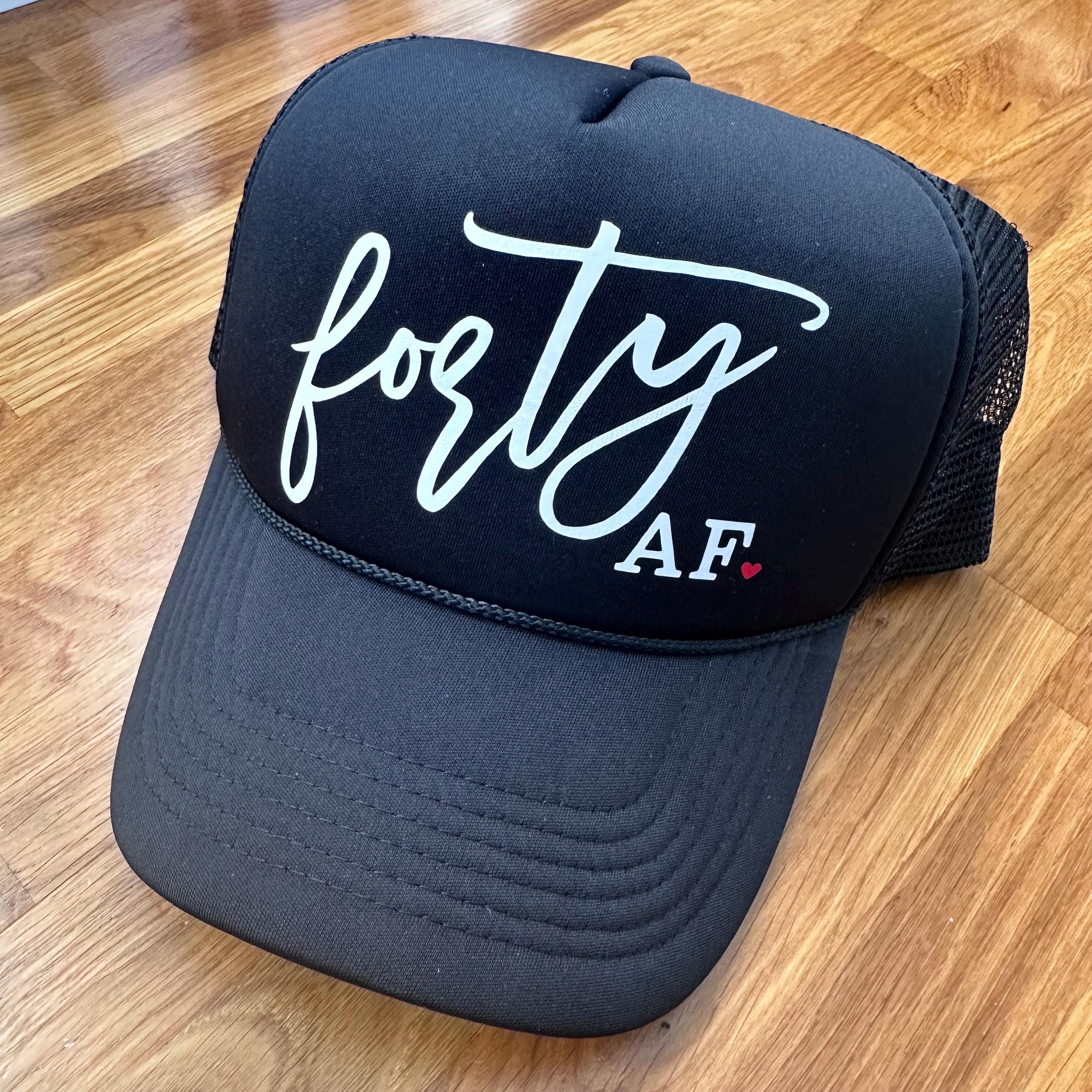 Thirty/forty/fifty AF - Birthday Party Trucker Hats - Many Colors and ...