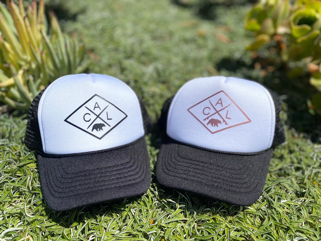 Cal Cali Bear Trucker Hat - Many Colors & Sizes Available ...