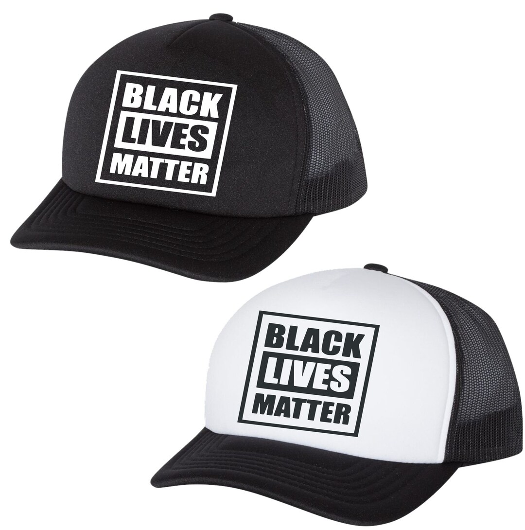 Black Lives Matter Trucker Hat Available in Many Sizes & - Etsy